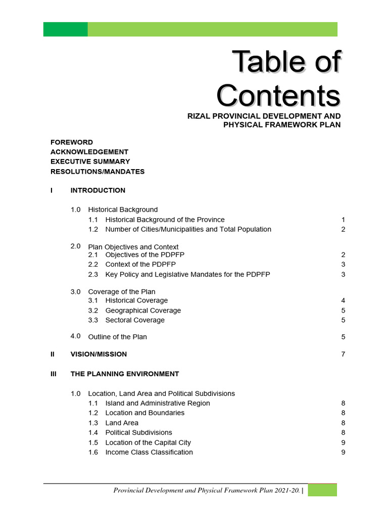 Table of Contents, Tables, Maps, Acronyms | PDF | Infant Mortality | Flood