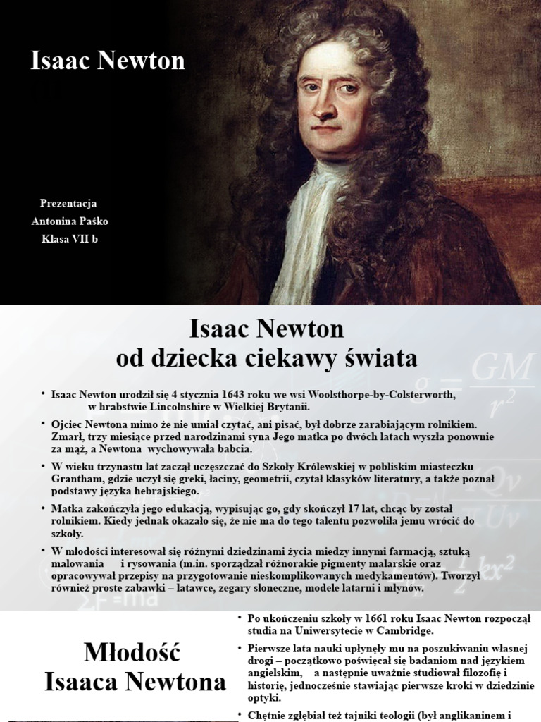 Isaac Newton | PDF