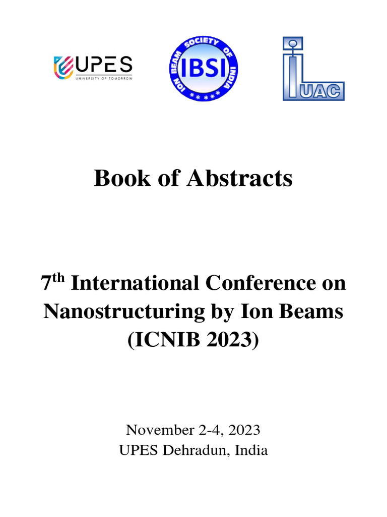 ICNIB 2023 Abstract Booklet | PDF