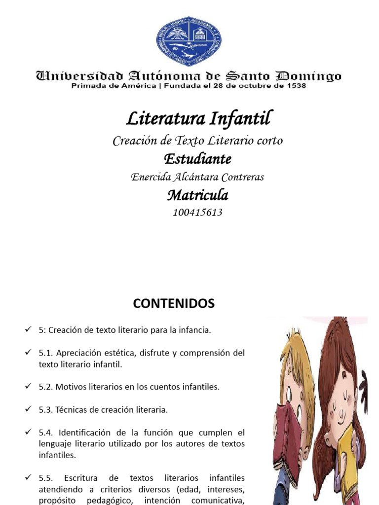 Creaccion de Texto Literario Corto | PDF