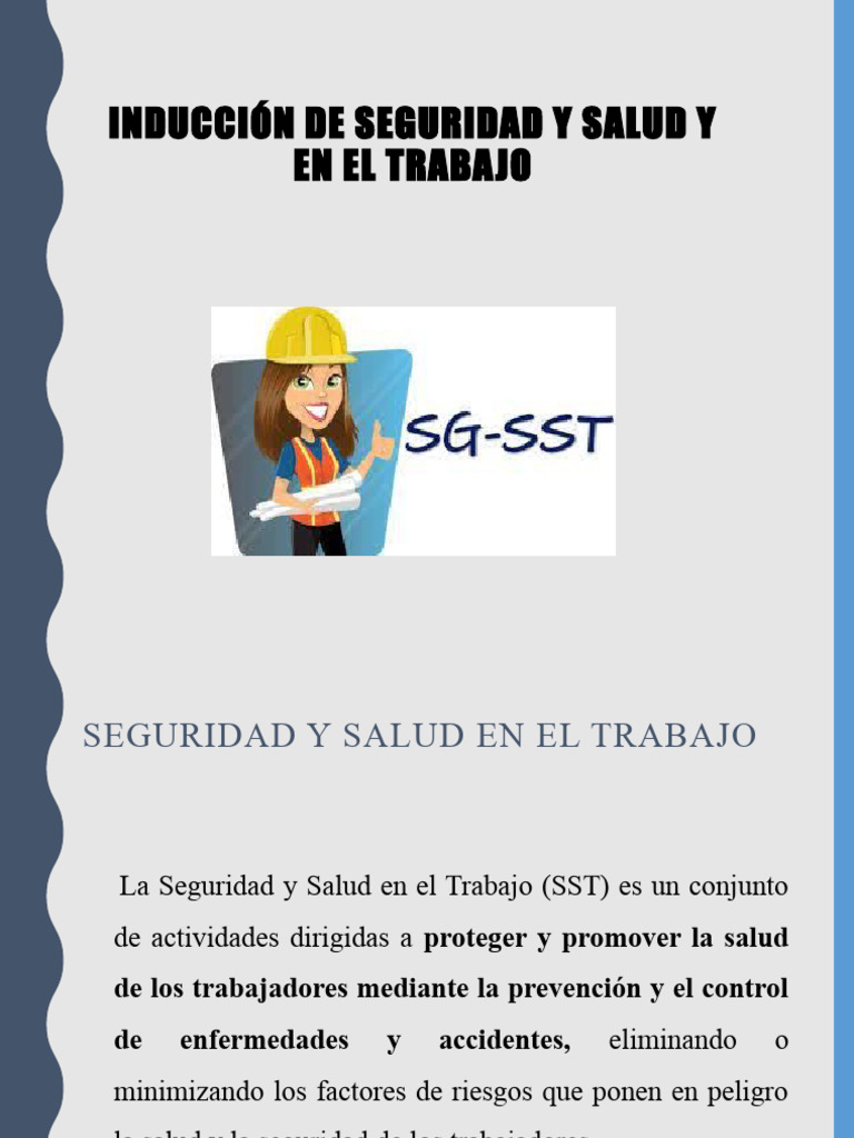 Presentación Inducción de SST DETP | PDF | Crecimiento personal y ...