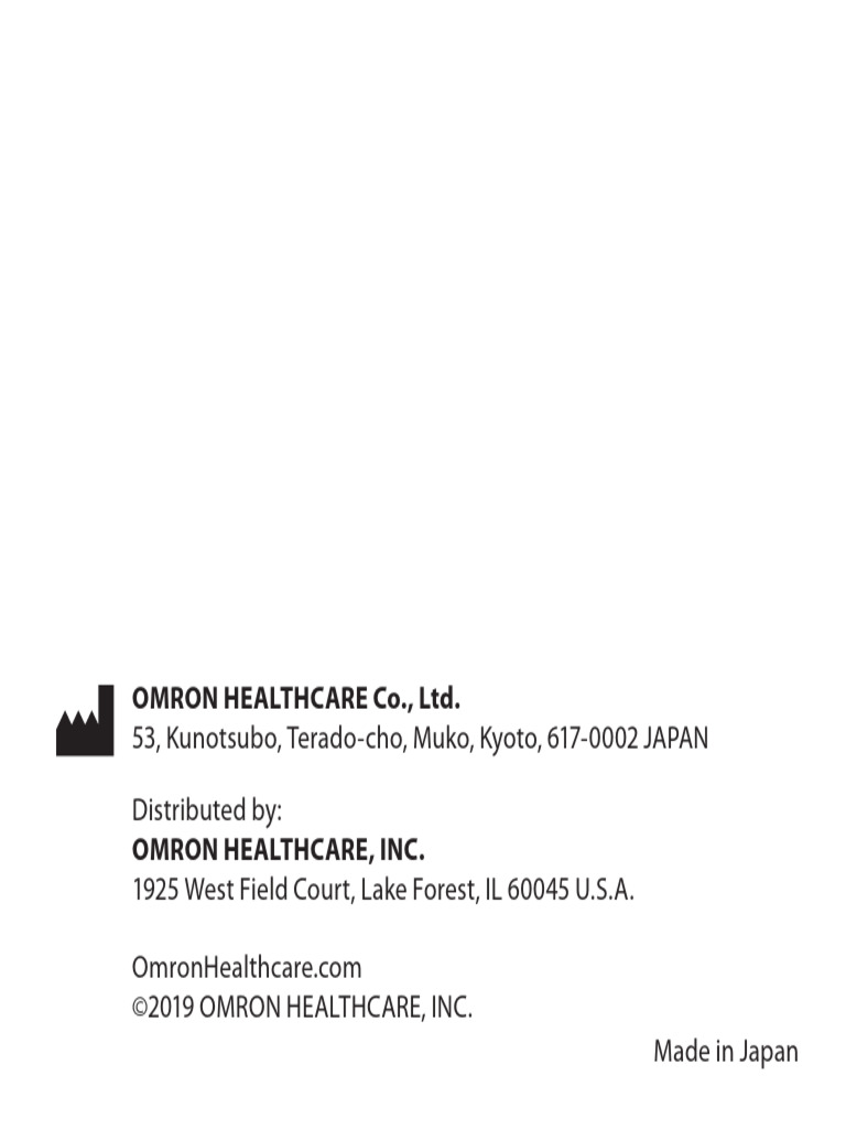 OMRON BP8000-M Blood Pressure Monitor Manual | PDF | Blood Pressure | Cardiovascular System