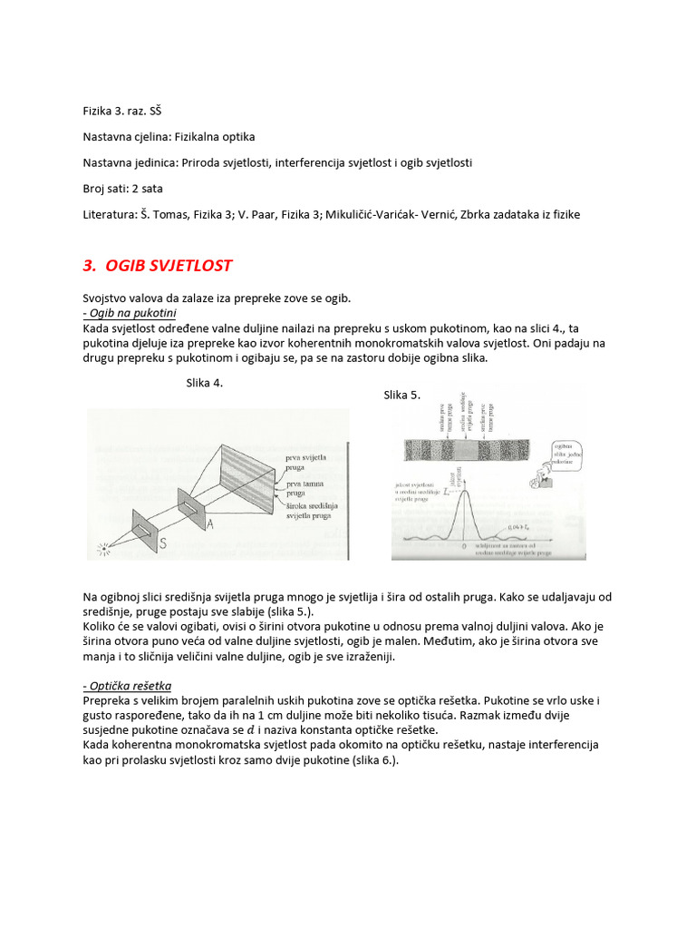 Fizikalna Optika 2 | PDF