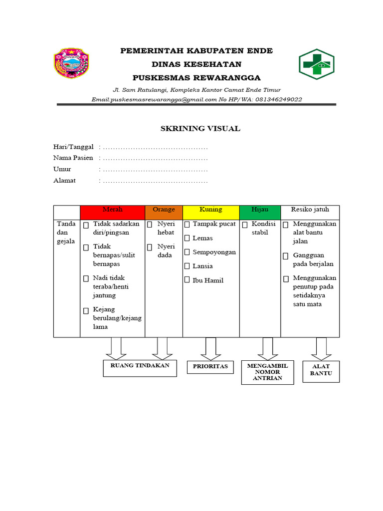 Form Skrining Visual | PDF