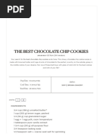 Original CHIPITS Cookies Recipe Recipes | PDF | Baking | Cooking