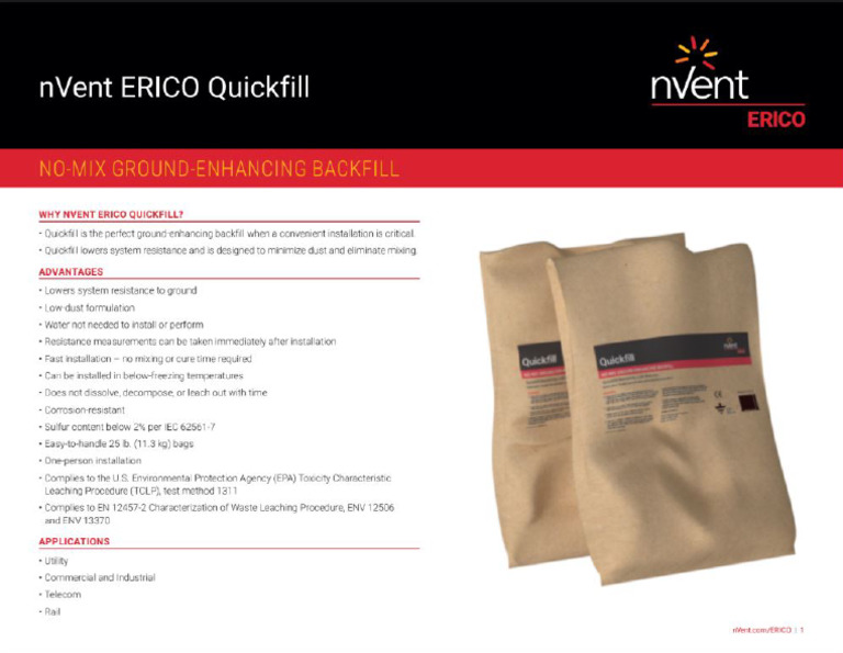 P13802 nVent ERICO Quickfill | PDF