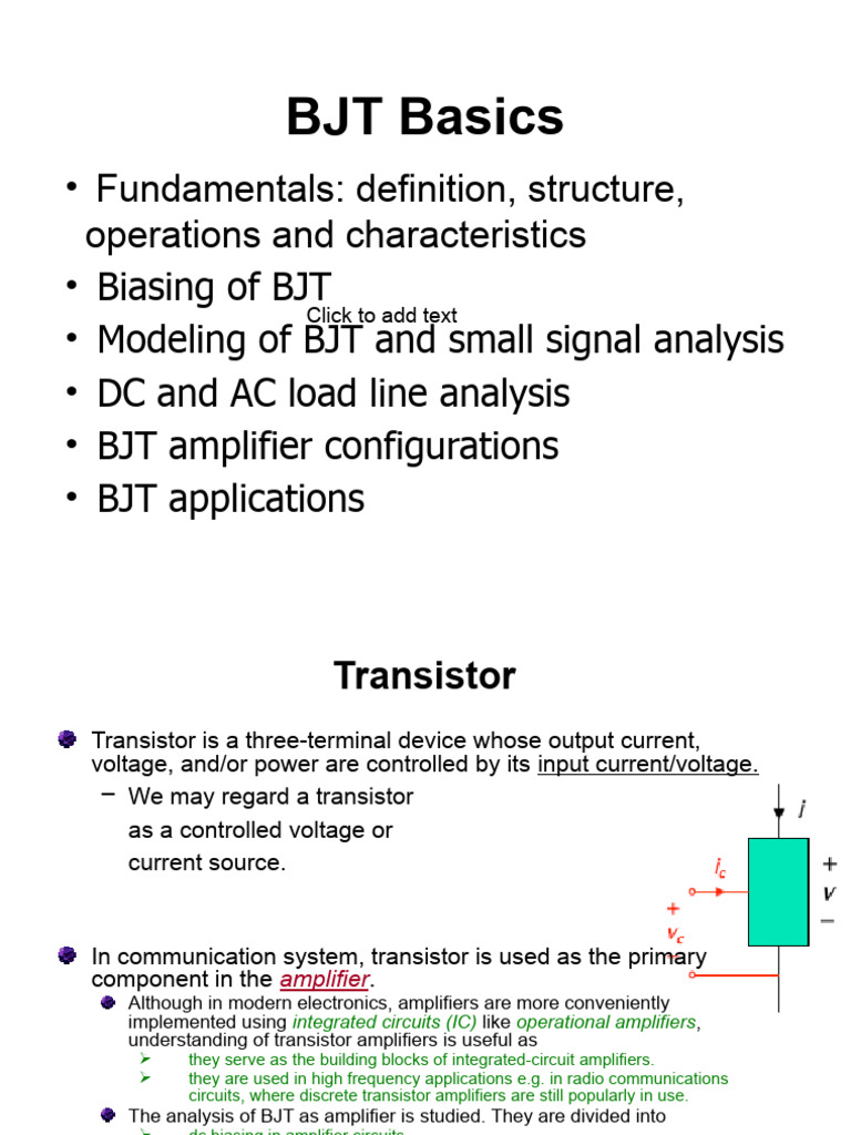 @2a - BJT Fundamentals1 | PDF