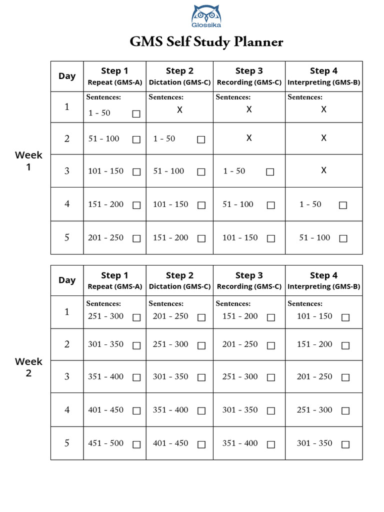 Dokumen - Tips Glossika Gms Self Study Planner s3 Gms Self Study ...