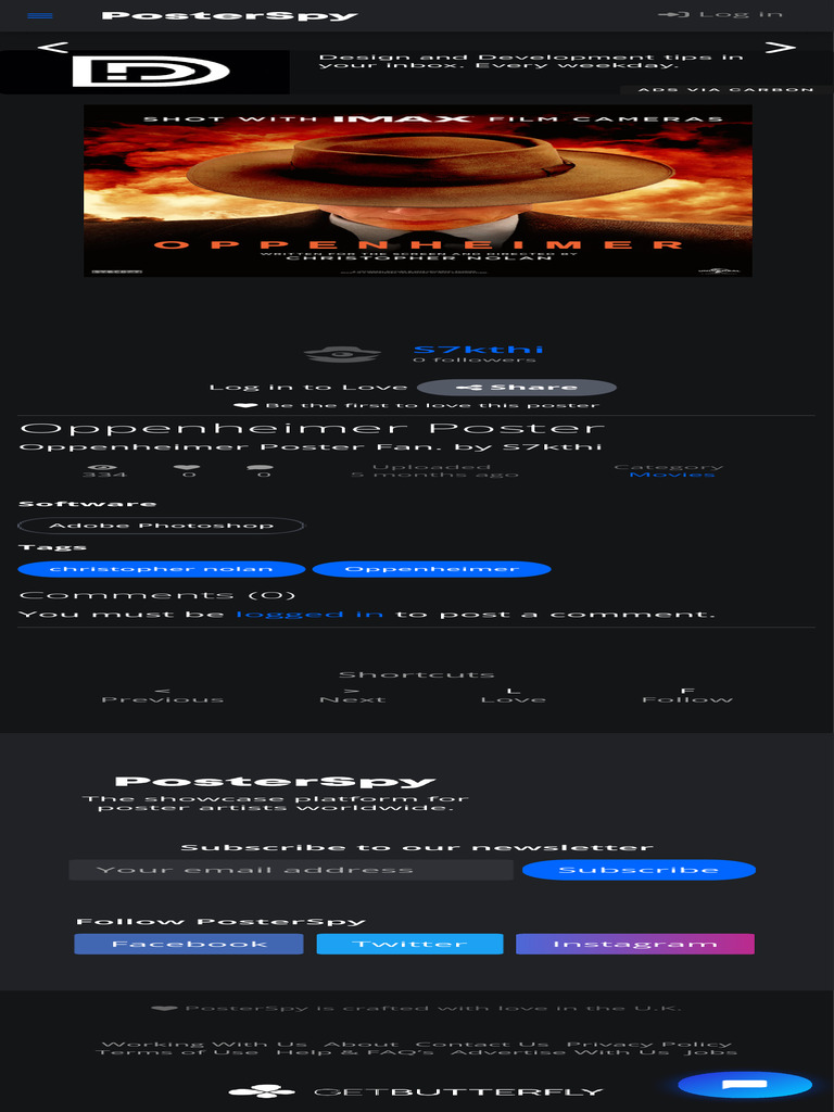 Oppenheimer Poster Design Showcase | PDF | Social Science