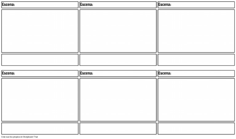 Storyboard Plantilla | PDF