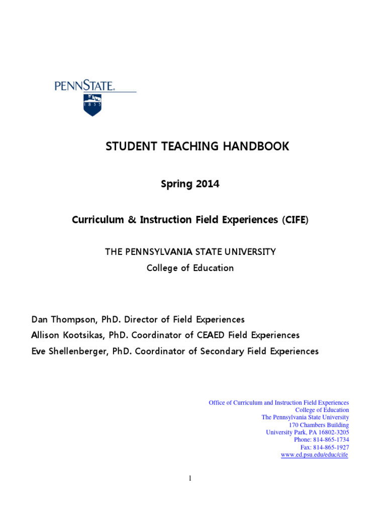 ST Handbook Spring 2014 | PDF