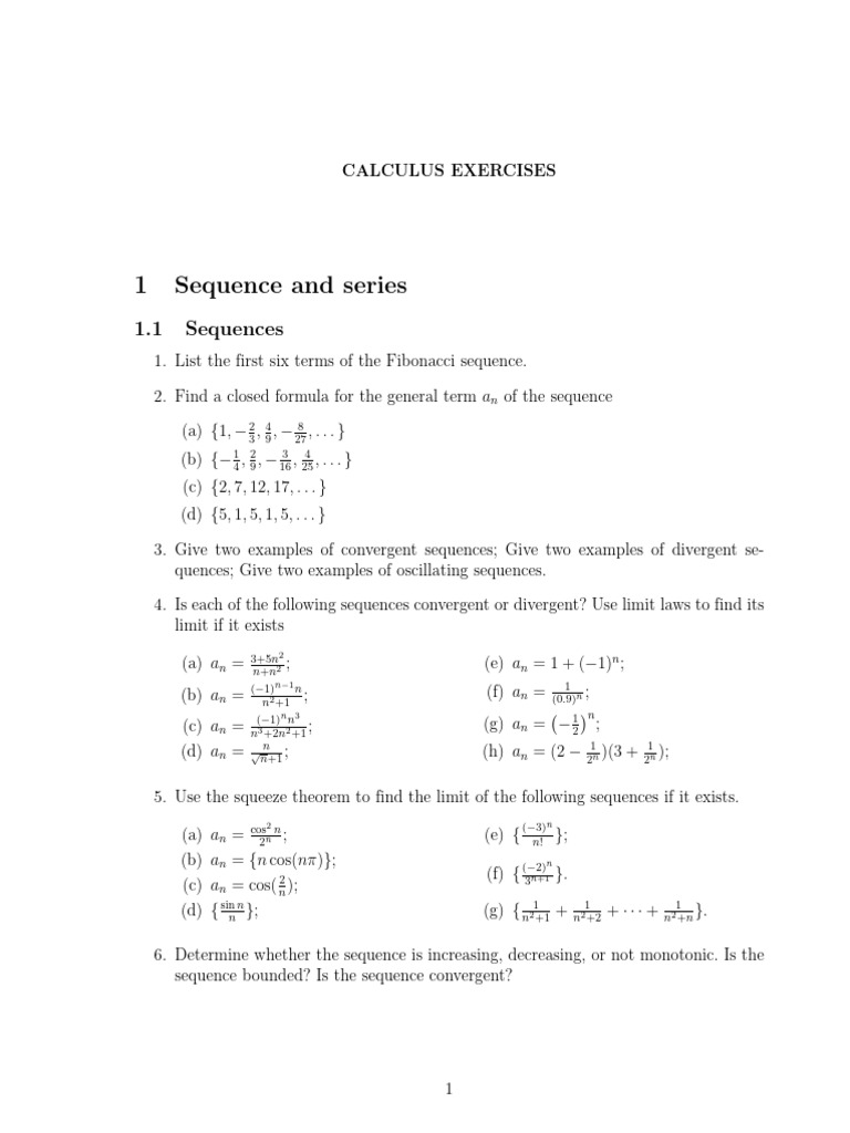 calculus-exer | PDF