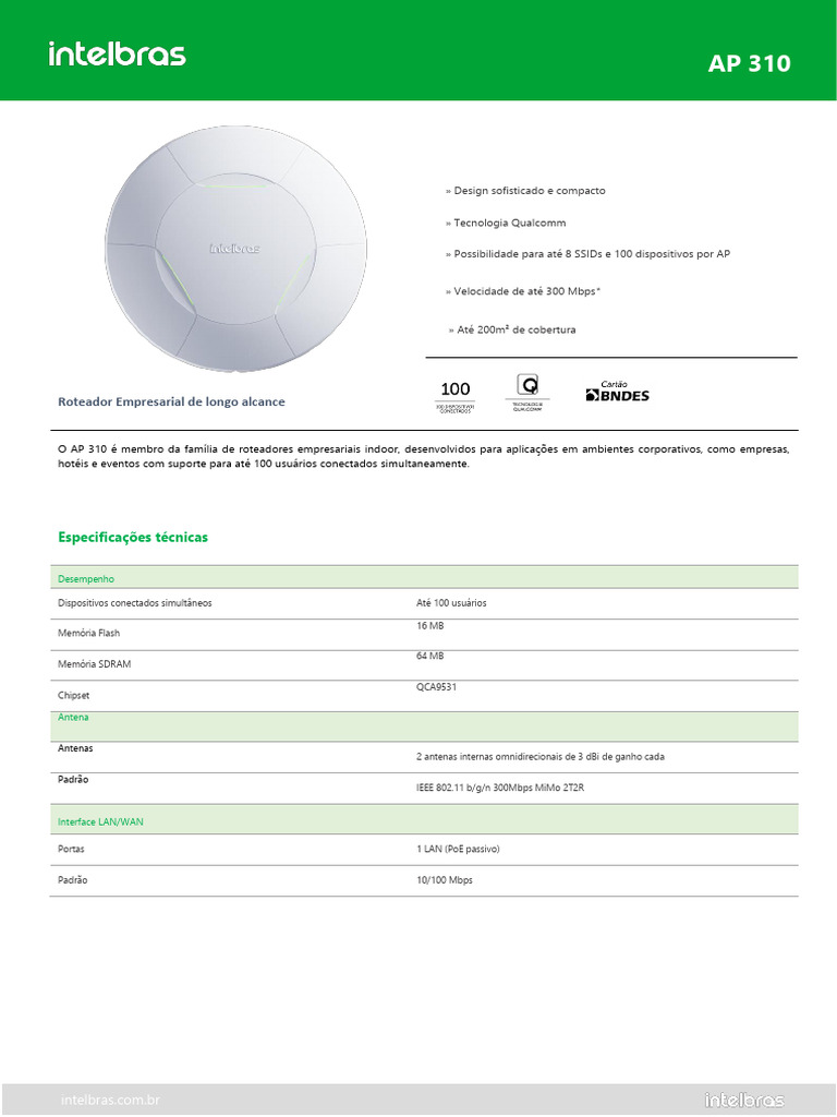 DataSheet AP 310 - 1 | PDF