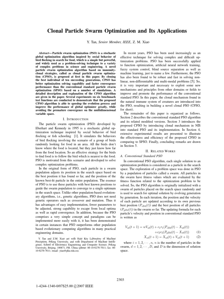 Unit 4 Conal PSO | PDF | Mathematical Optimization | Applied Mathematics