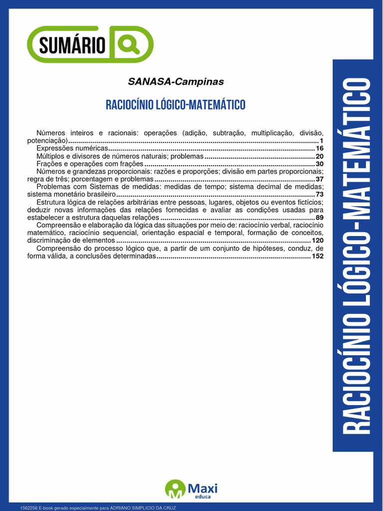 2 - 03 Raciocinio Logico Matematico | PDF
