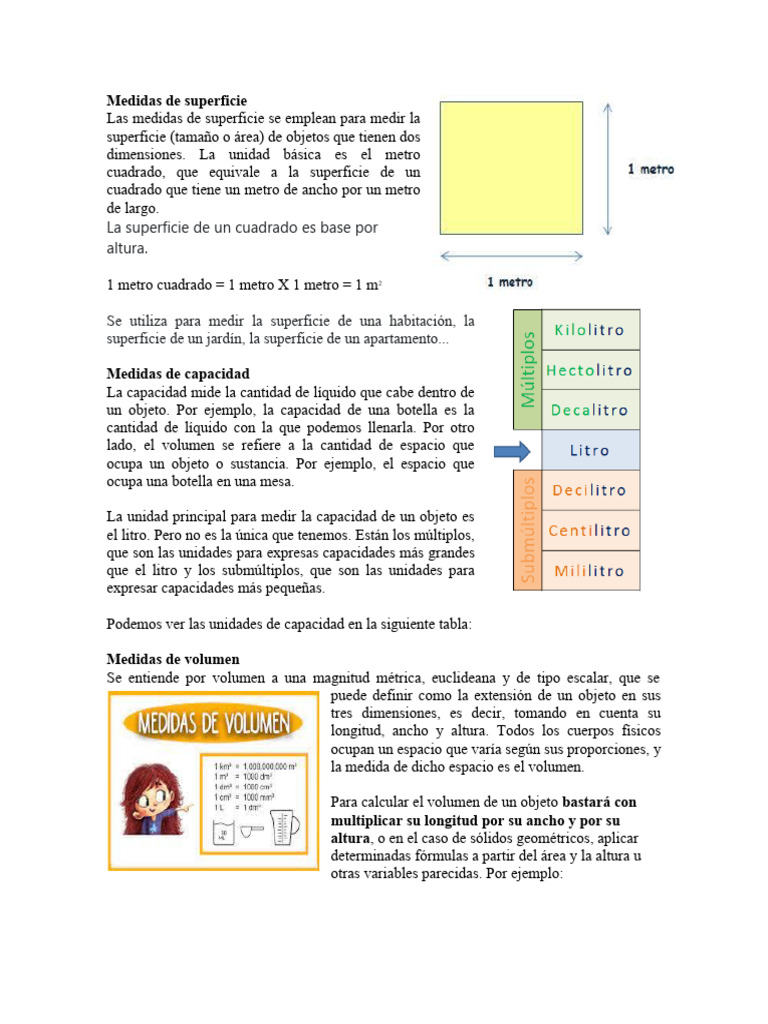 Medidas de Superficie | PDF