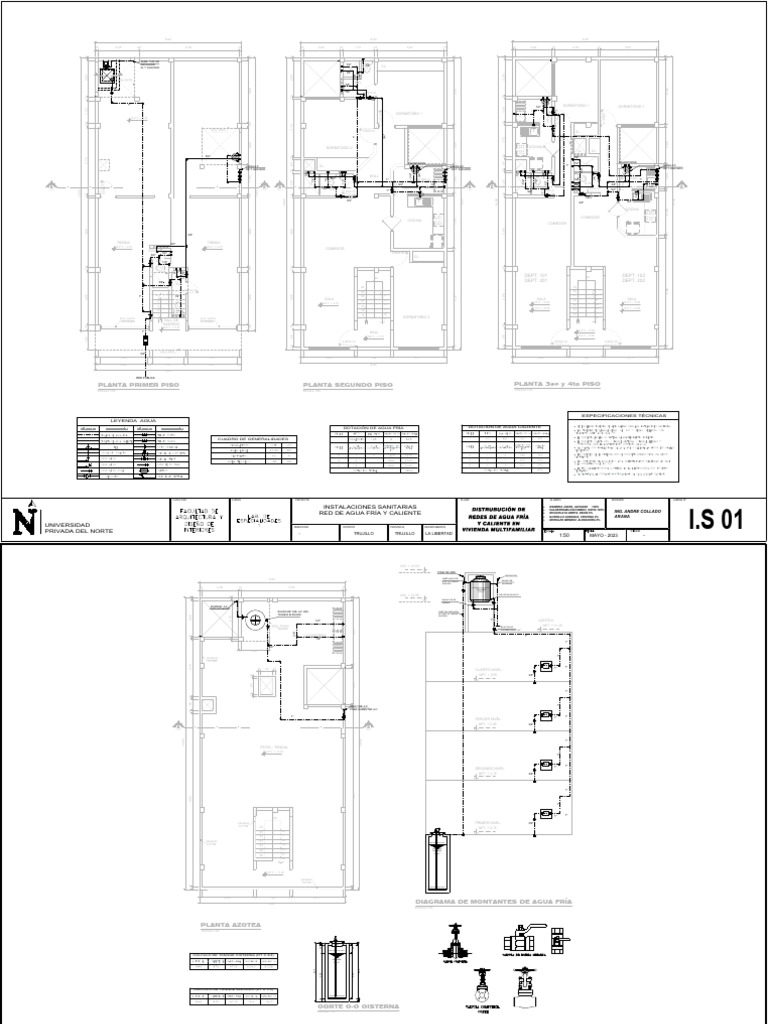 GRUPO 10 - Instalaciones sanitarias edificación multifamiliar.pdf | PDF