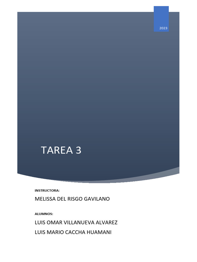 Tarea N°3 | PDF