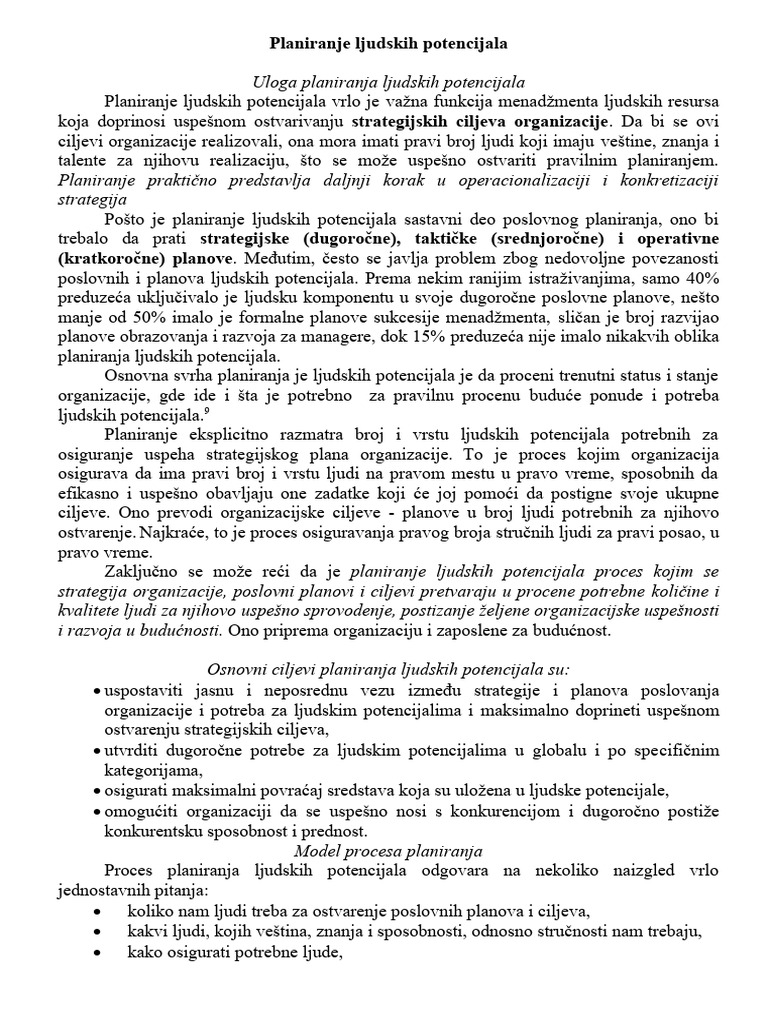 II-KOLOKVIJUM Menadzment | PDF