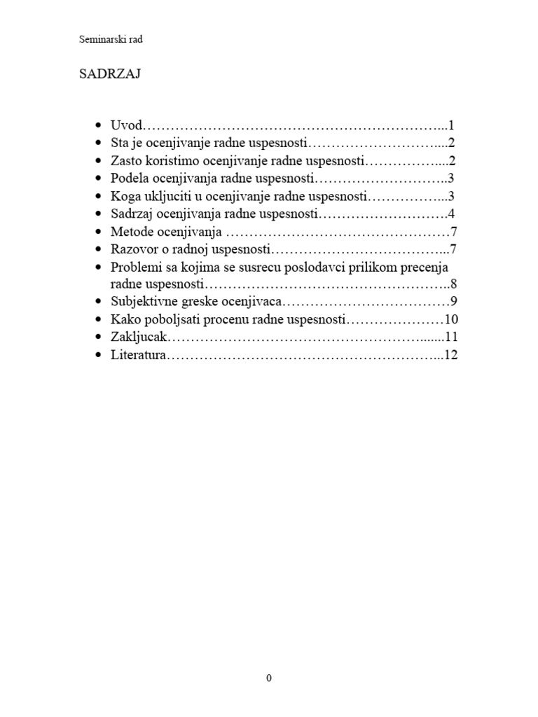 Seminarski Rad | PDF