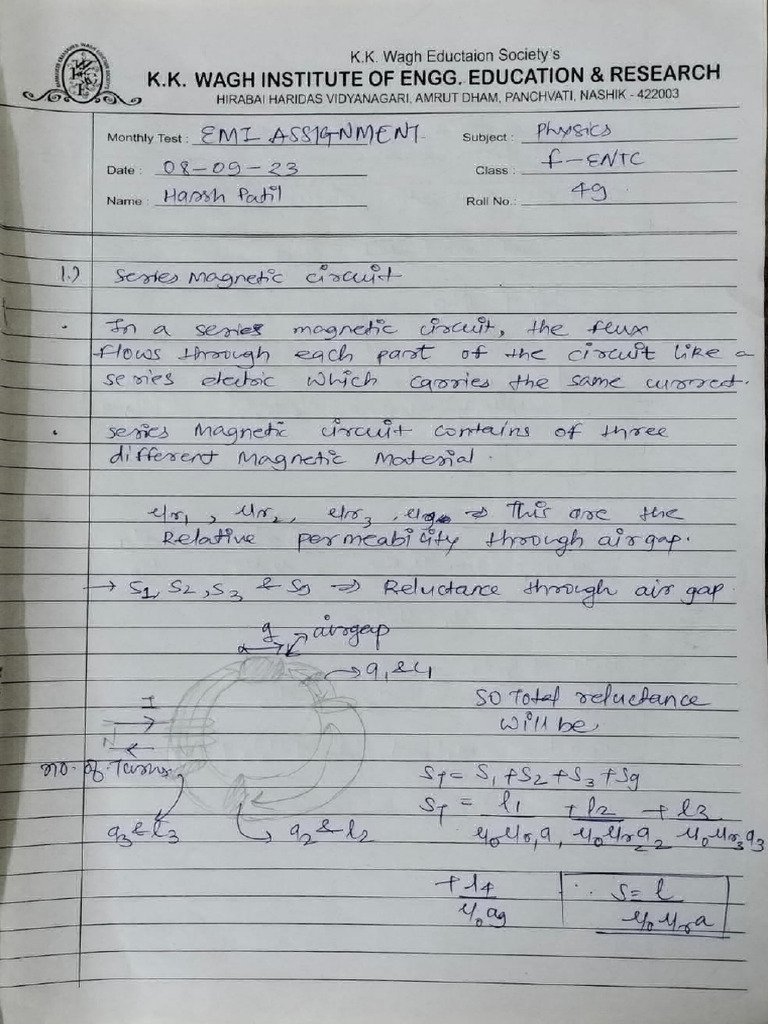 Physics Assignment 1 | PDF