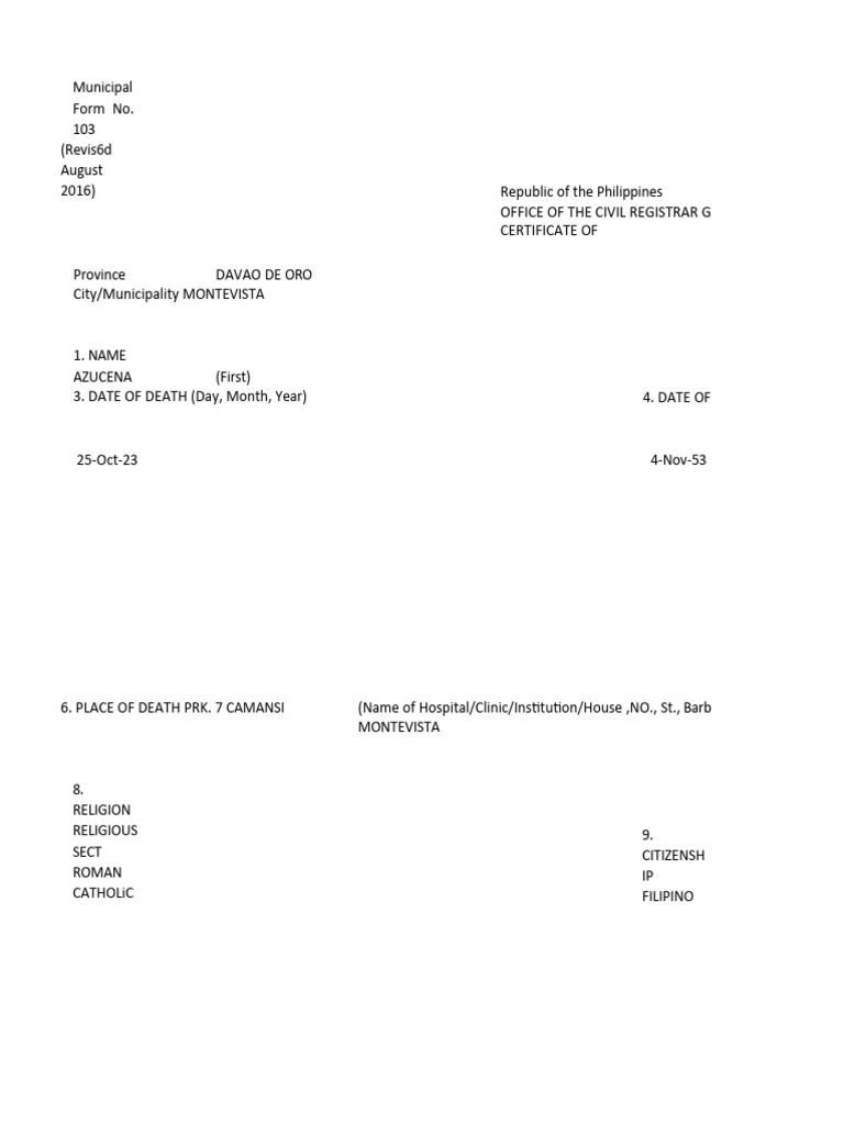 Document | PDF | Death Customs | Anthropology