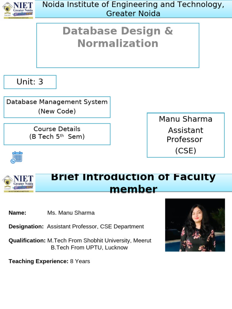 DBMS Unit-3 | Download Free PDF | Databases | Relational Model