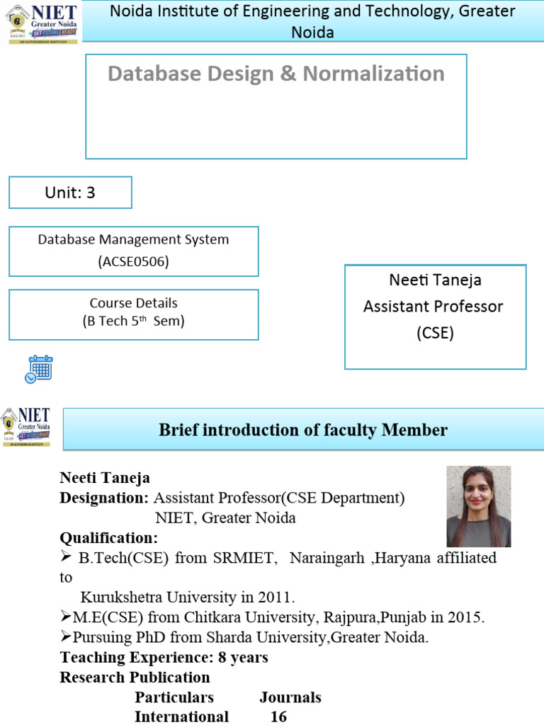Final Dbms Unit 3 Pdf Databases Relational Model 
