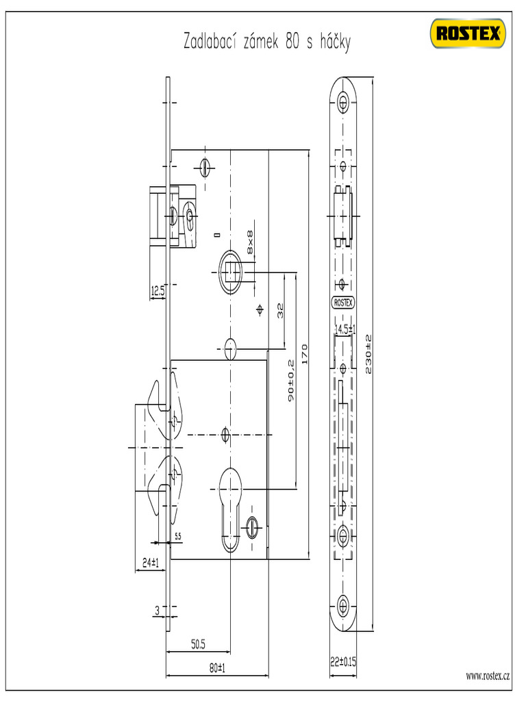 Vykres Zadlabaci Zamek 80 S Hacky | PDF