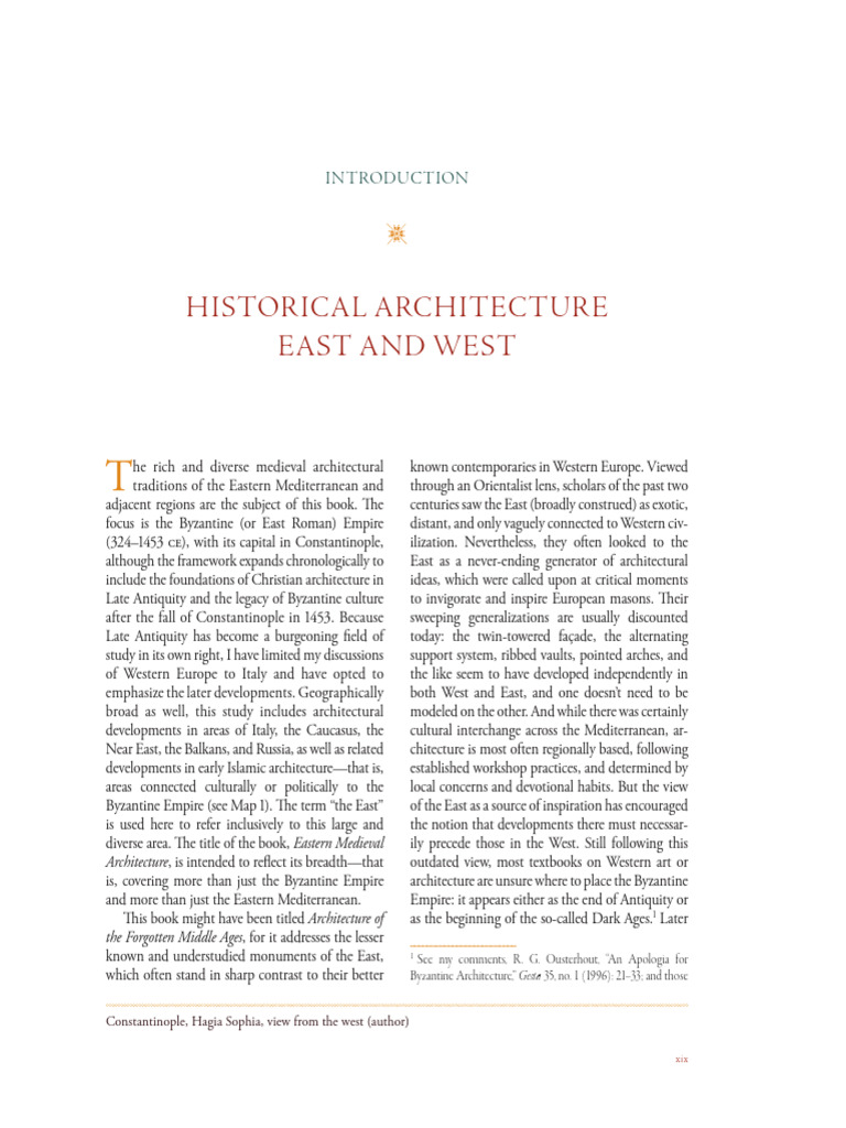 Eastern Medieval Architecture Insights | PDF | Byzantine Empire | Late ...