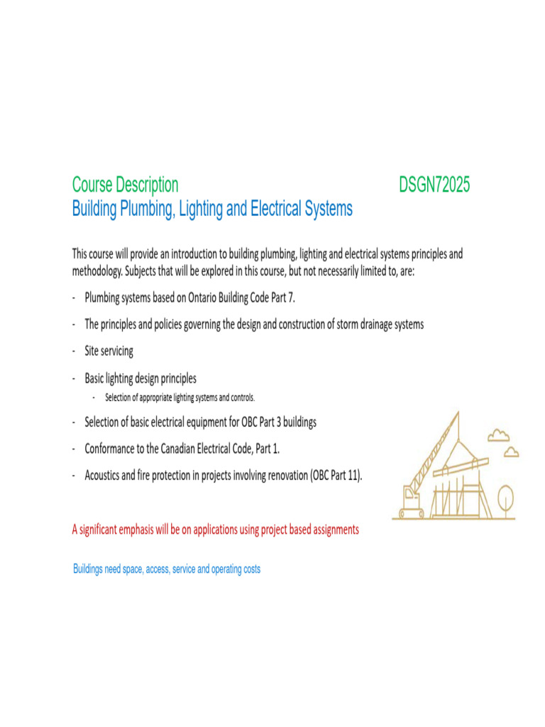 Lectures 1 5 Plumbing Pdf