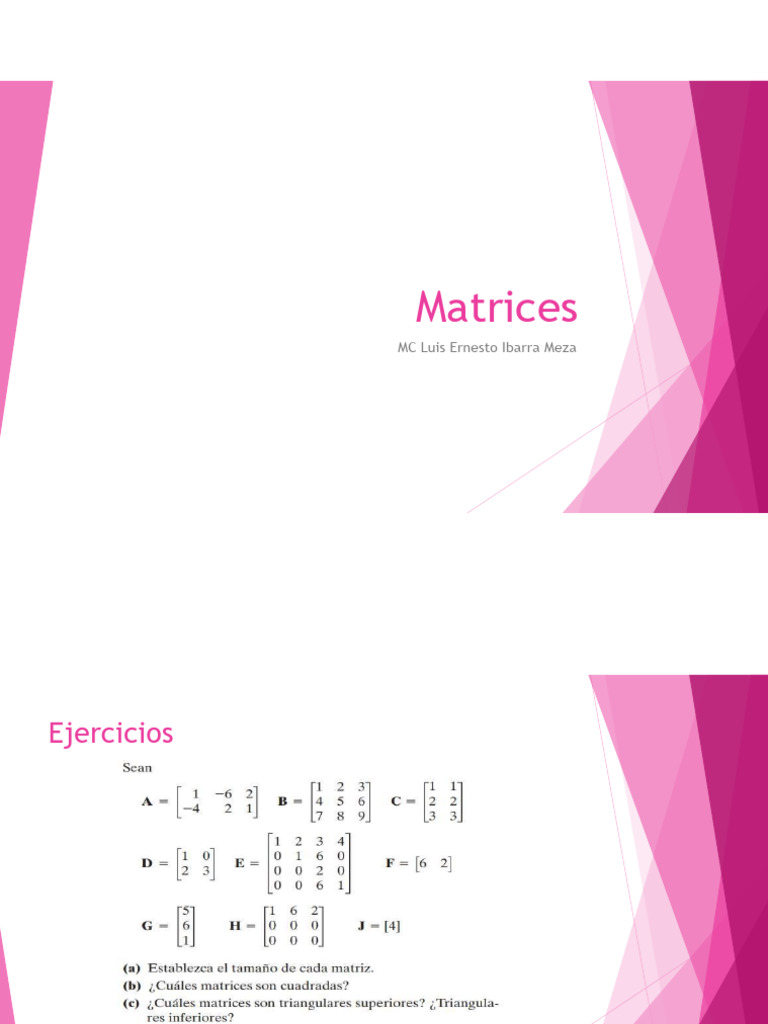 Ejercicios #1 U3-2 | PDF | Teoría de la matriz | Álgebra lineal