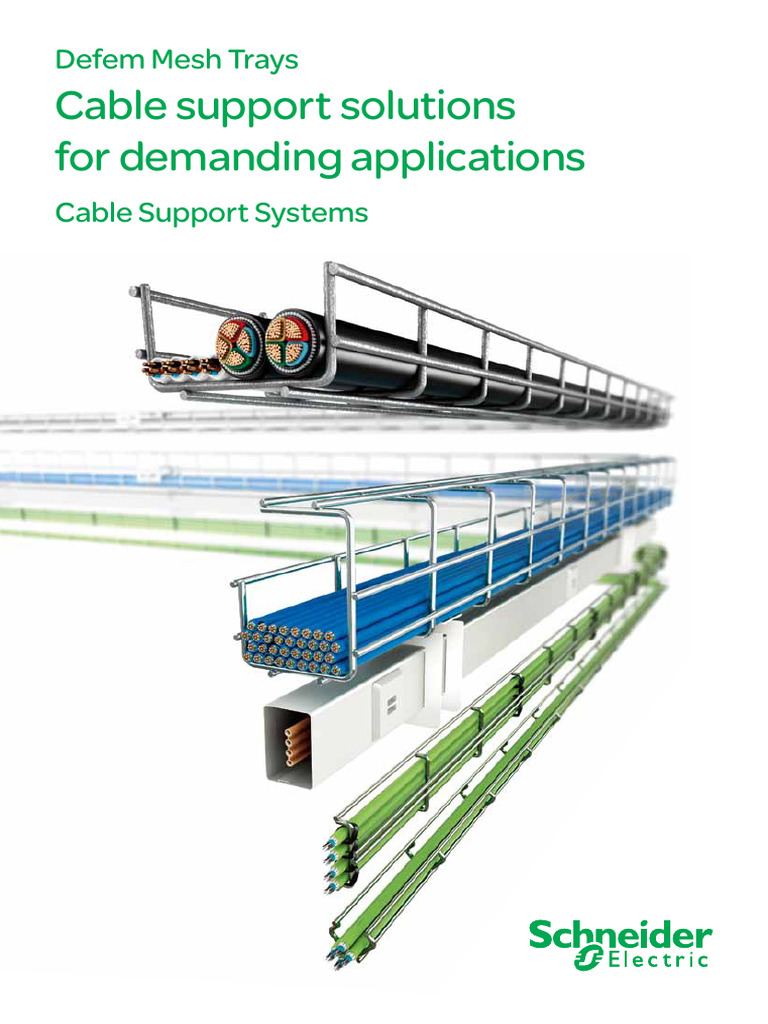 Defem Mesh Trays for Cable Support | PDF | Computers | Technology ...