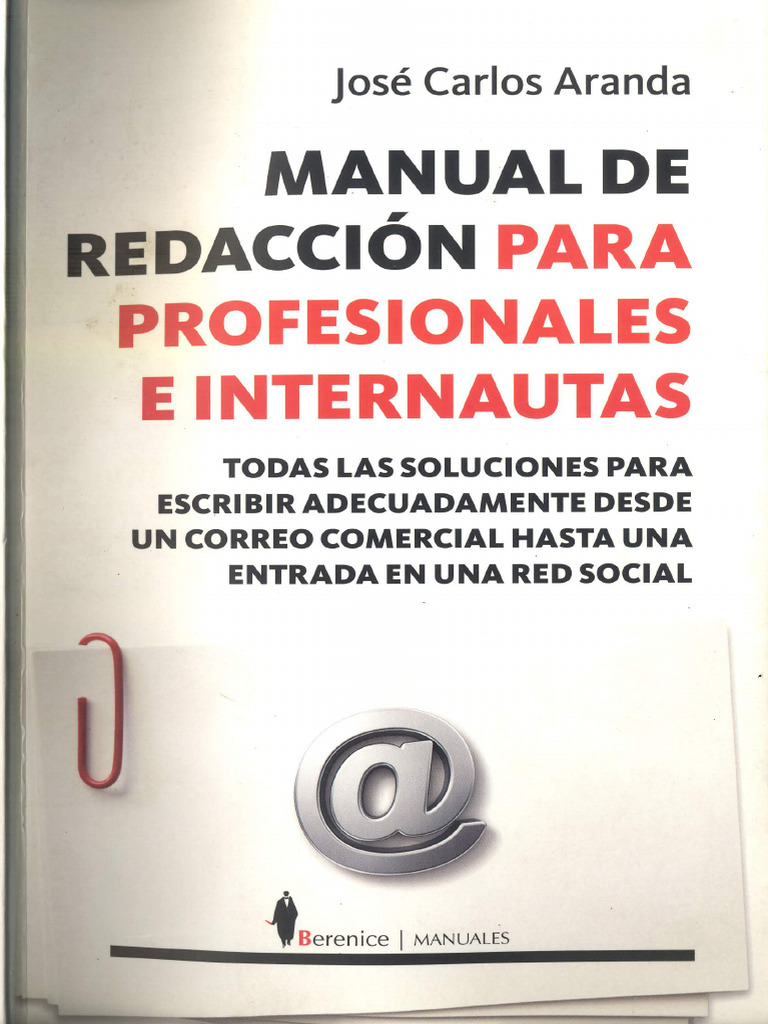 Manual de Redaccion para Profesionales e Internautas Aranda | PDF