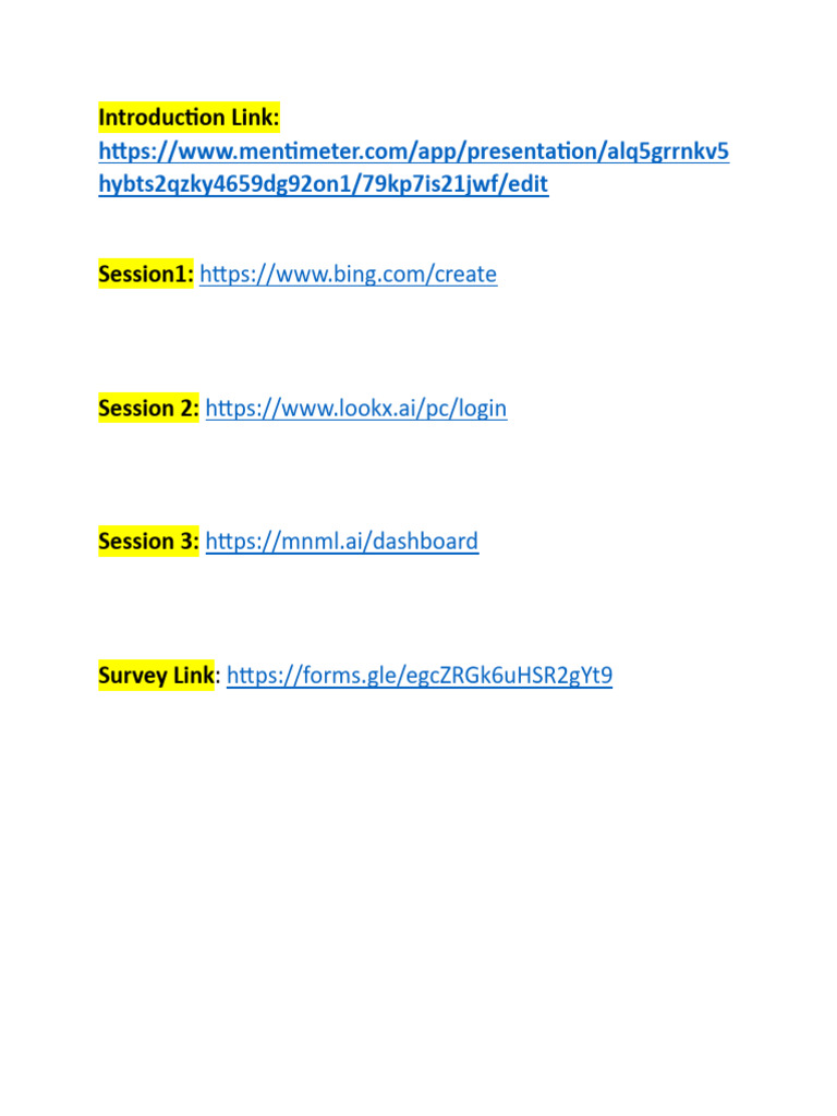 Important Links | PDF