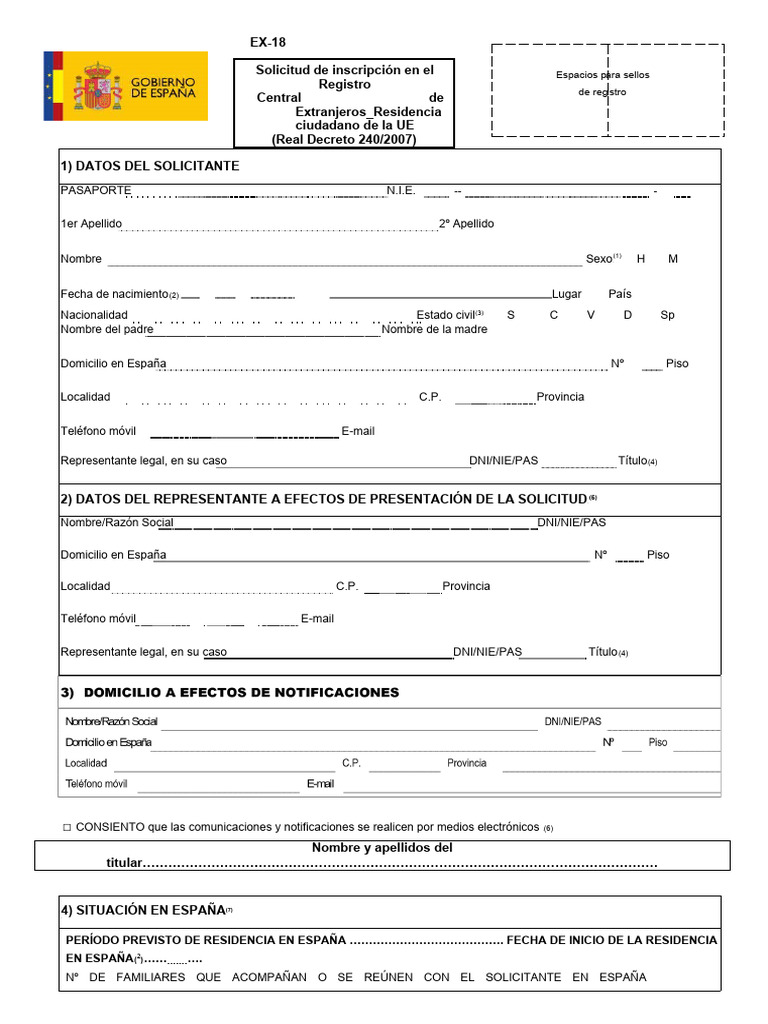 EX18 España | PDF | Jubilación | Gobierno y personalidad