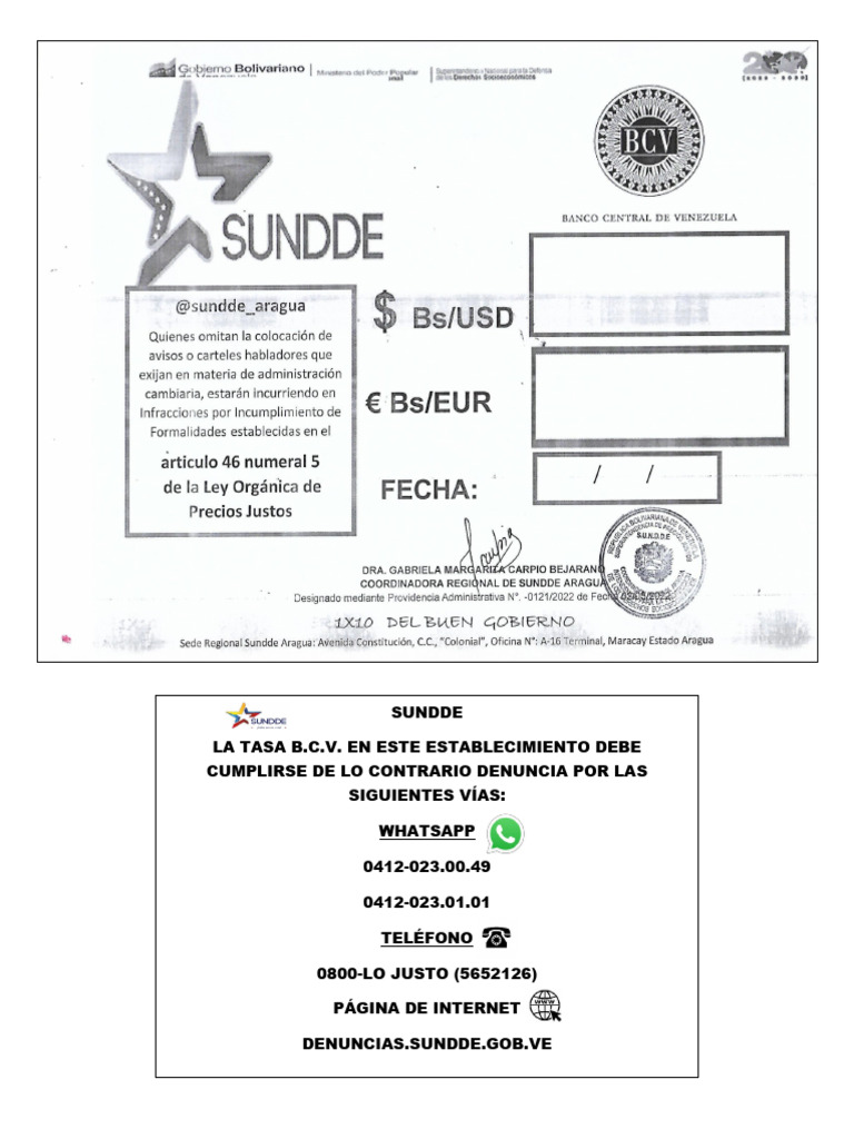 carteles sundde | PDF