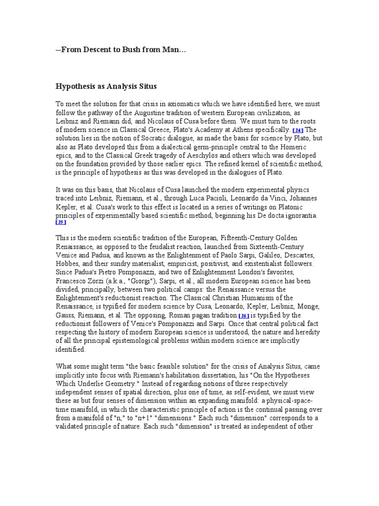 HHH Quotes From Old Papers | PDF | Ontology | Scientific Method