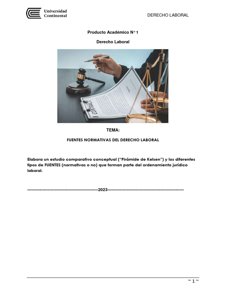 Pa1 Derecho Laboral 2 | PDF