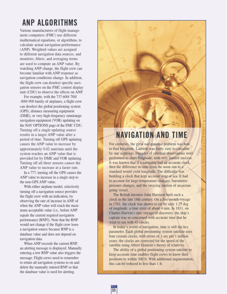 Navigation Alogrithms Time | PDF | Navigation | Global Positioning System