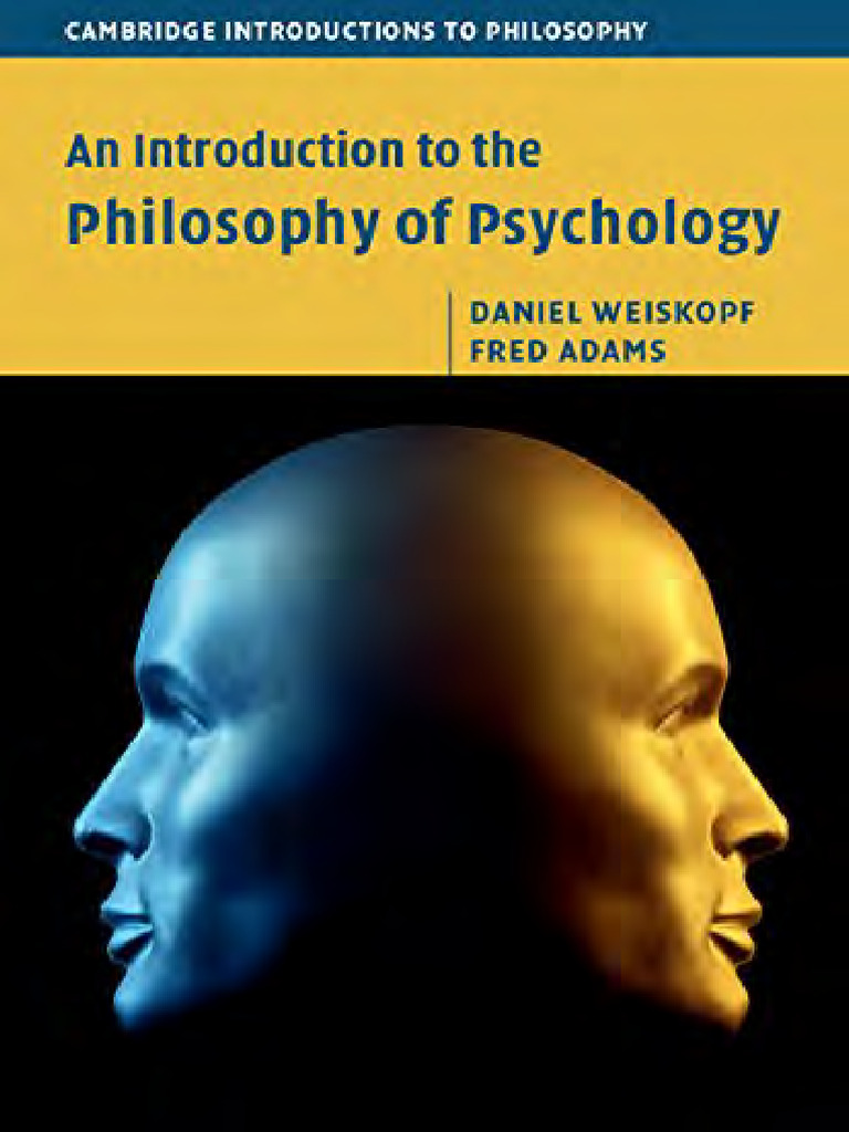 An Introduction To The Philosophy of Psychology DV Daniel Weiskopf | PDF