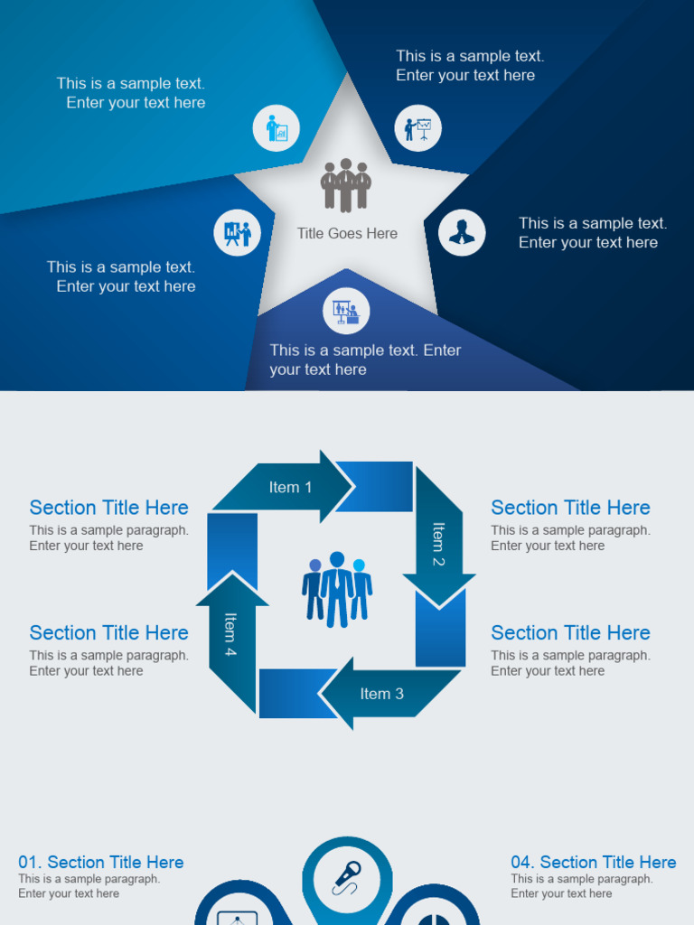 4016 01 Flat Blue Gradient Template | PDF 4016 01 Flat Blue Gradient Template | PDF