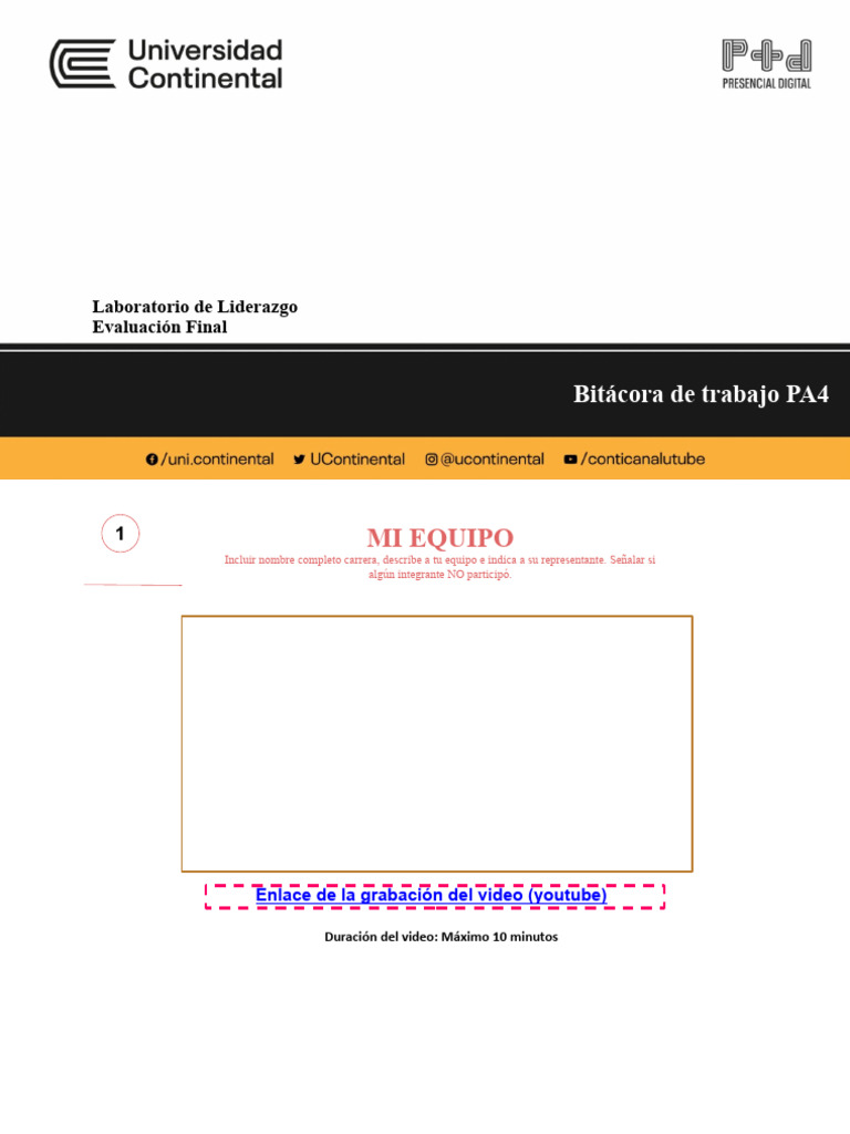 Plantilla Ev. Final | PDF | Youtube