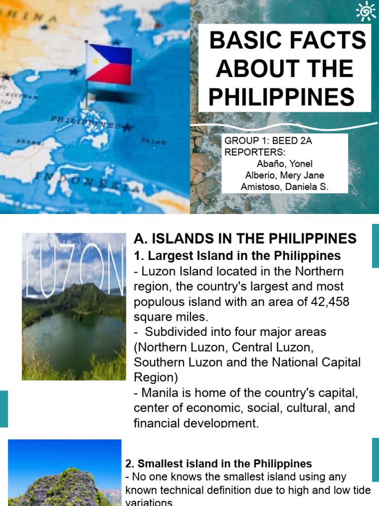 Philippine Facts for BEED 2A Students | PDF | Philippines | Luzon