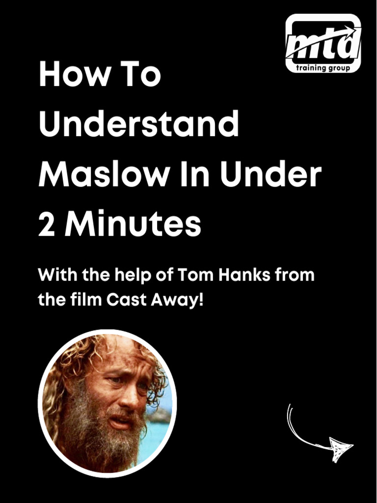 Maslow's Needs Through Cast Away | PDF | Self Actualization | Psychology