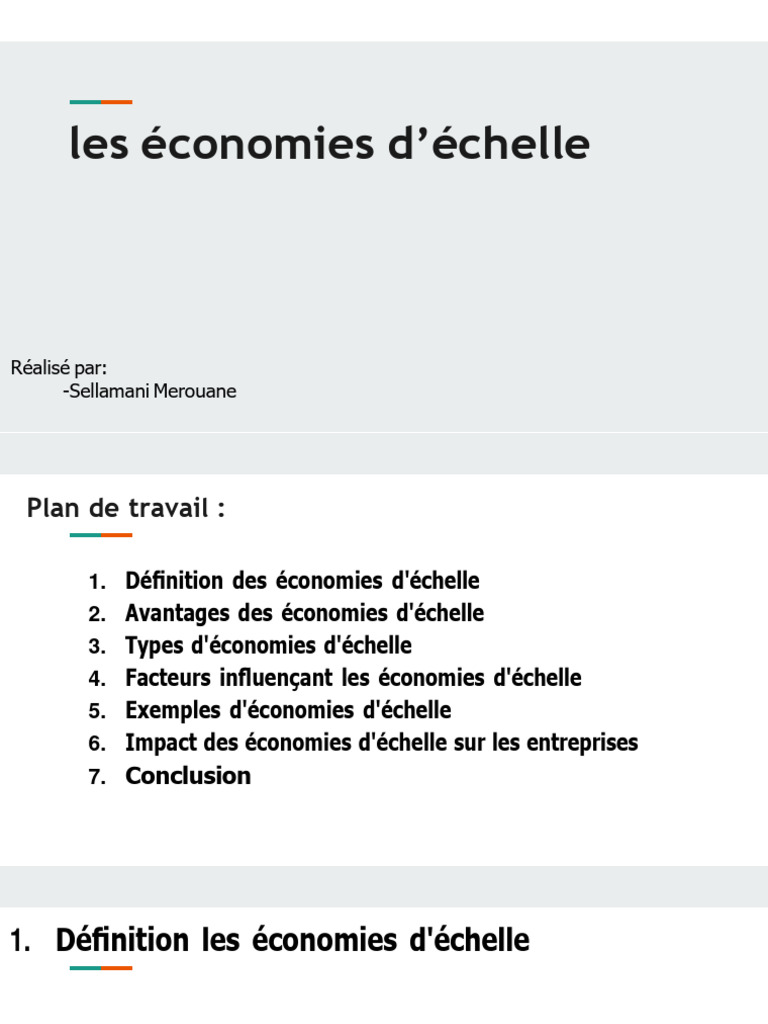 Économies D Échelle | PDF