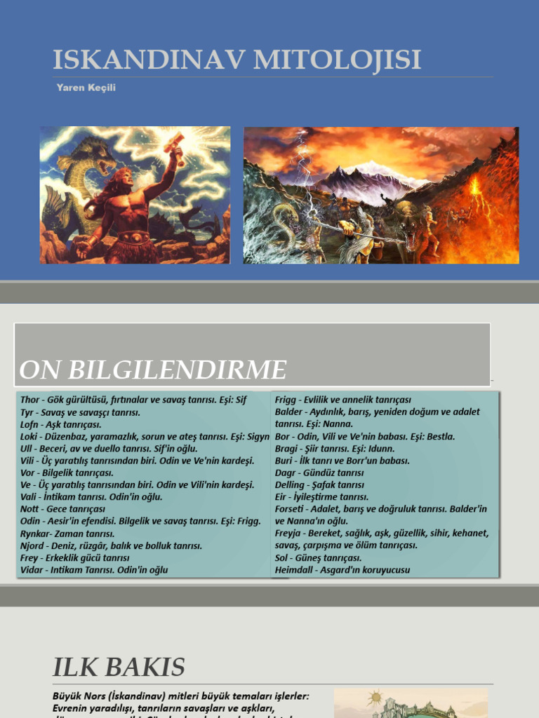 Iskandinav Mitolojisi | PDF