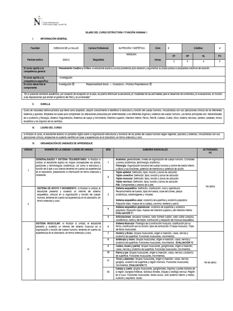 3.estructura y Función Humana 1 | PDF | Músculo esquelético | Esqueleto