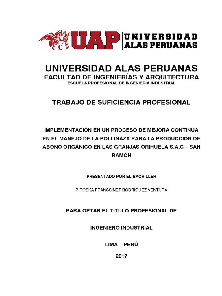 Mejora Continua en Manejo de Pollinaza | PDF | Residuos | Gestión de ...