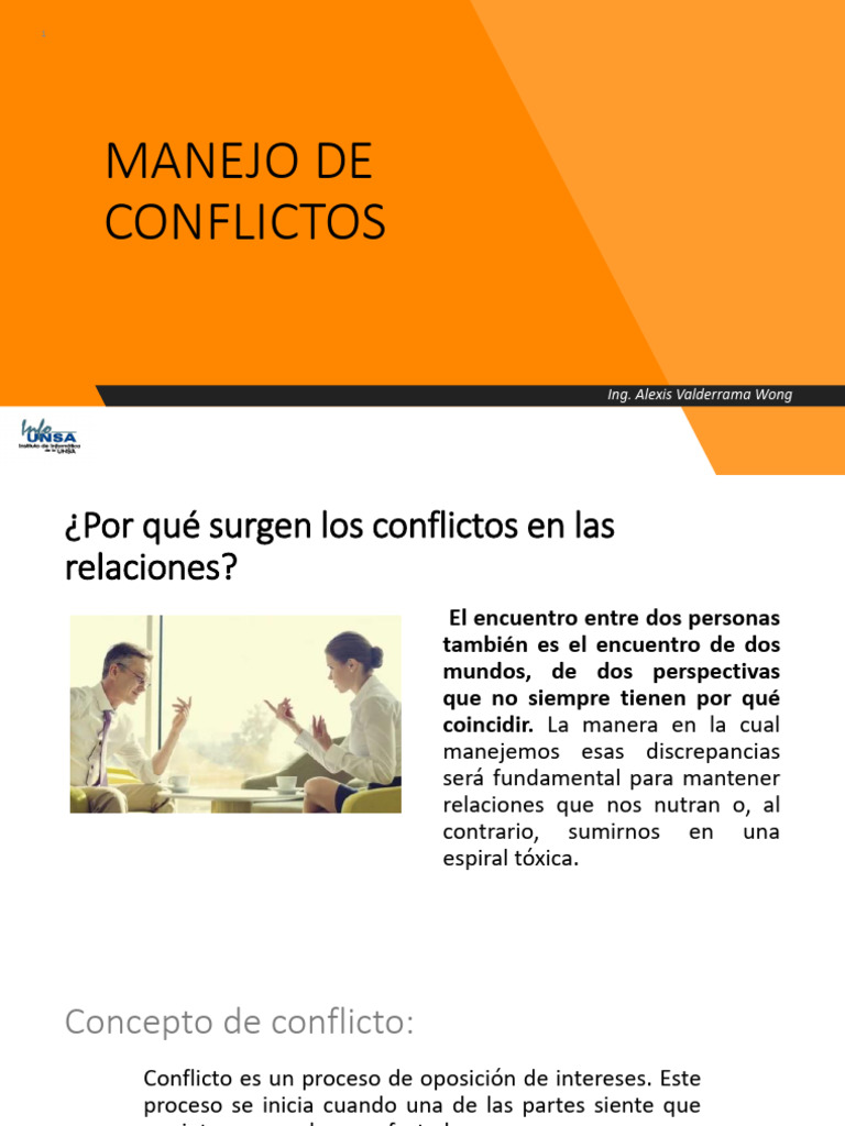 Manejo de Conflictos | PDF